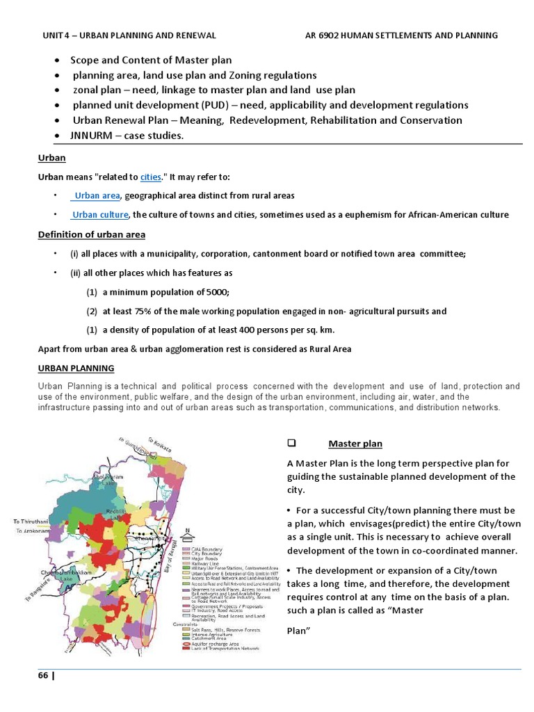 Urban Planning and Master Plan Overview | PDF | Zoning | Urban Planning