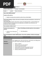 Nature Walk Lesson Plan | PDF | Lesson Plan | Educational Assessment