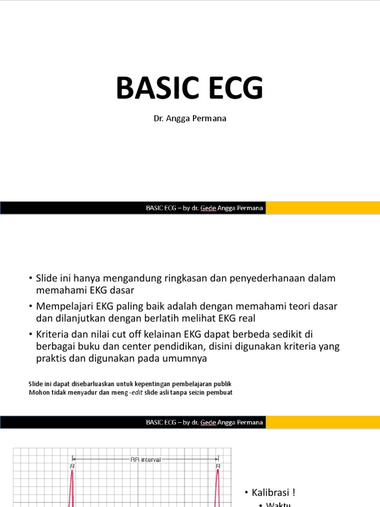 Basic Ecg PDF | PDF