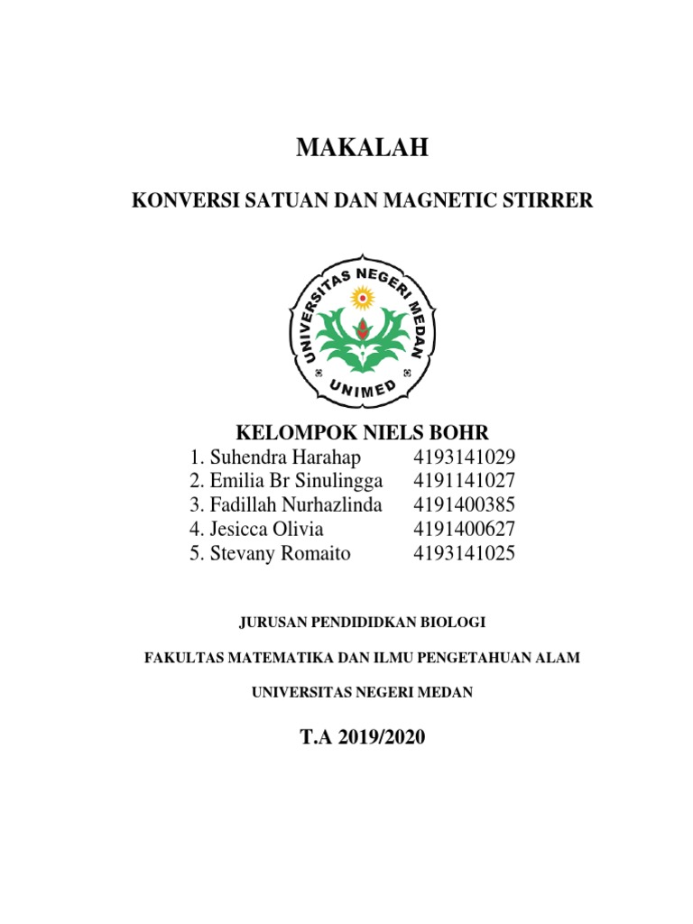 Konversi Satuan dan Magnetic Stirrer | PDF