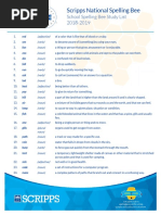 Words of the Champions 2020 Guide | PDF | Spelling