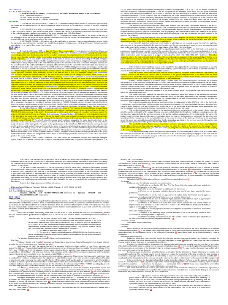 Acquisition of Possession | PDF | Lease | Lawsuit