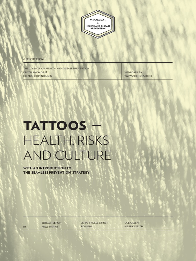 Tattoos Health Risks And Culture A Report From Download Free Pdf