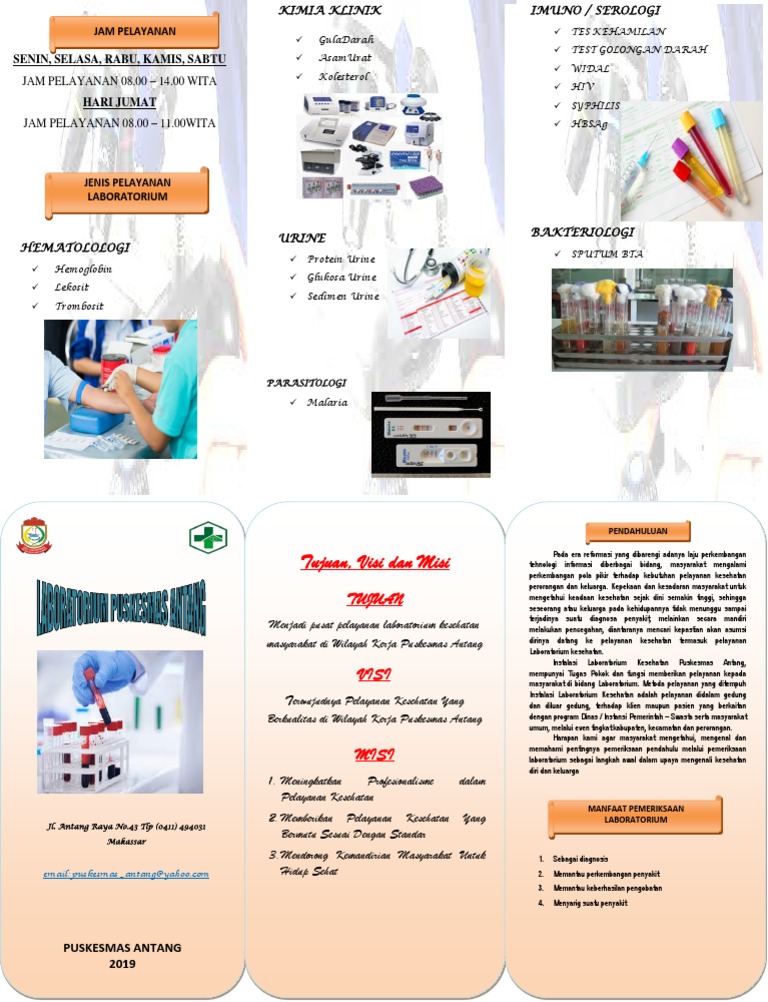 8.1.1.1 Brosur Pemeriksaan Lab | PDF