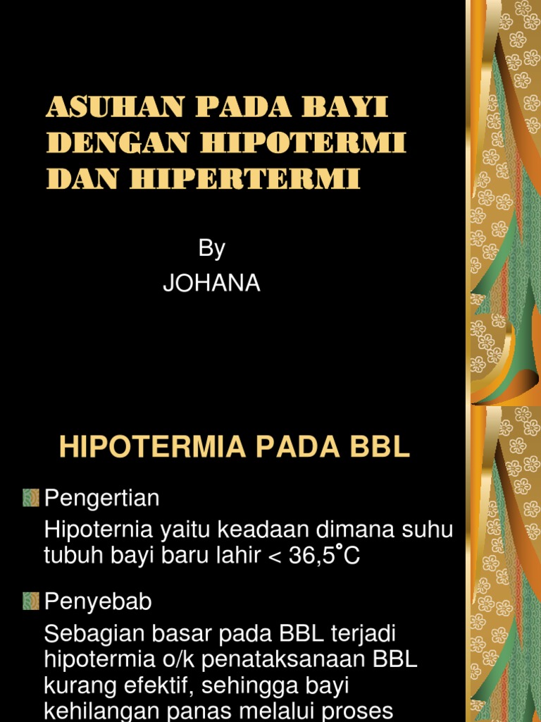 Hipotermi Dan Hipertermi | PDF
