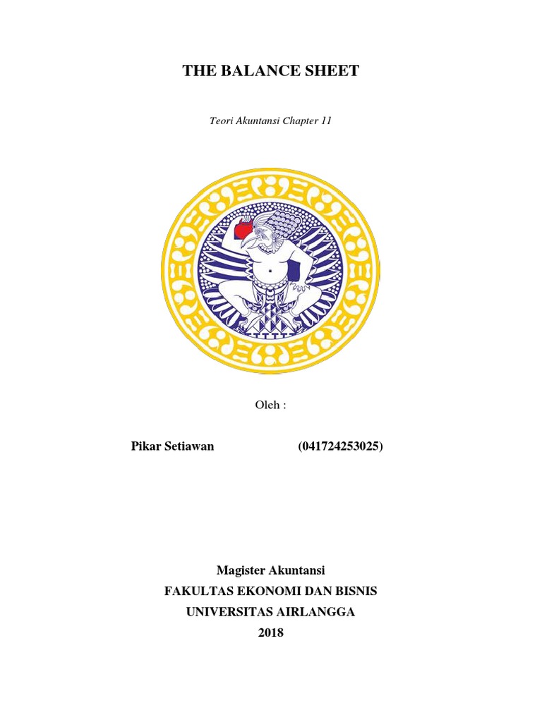 Contoh Balance Sheet | PDF
