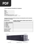 7 Point Container Inspecation Checklist | PDF | Building Technology ...