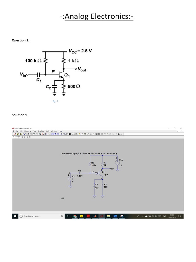 Analog Electronics3 | PDF