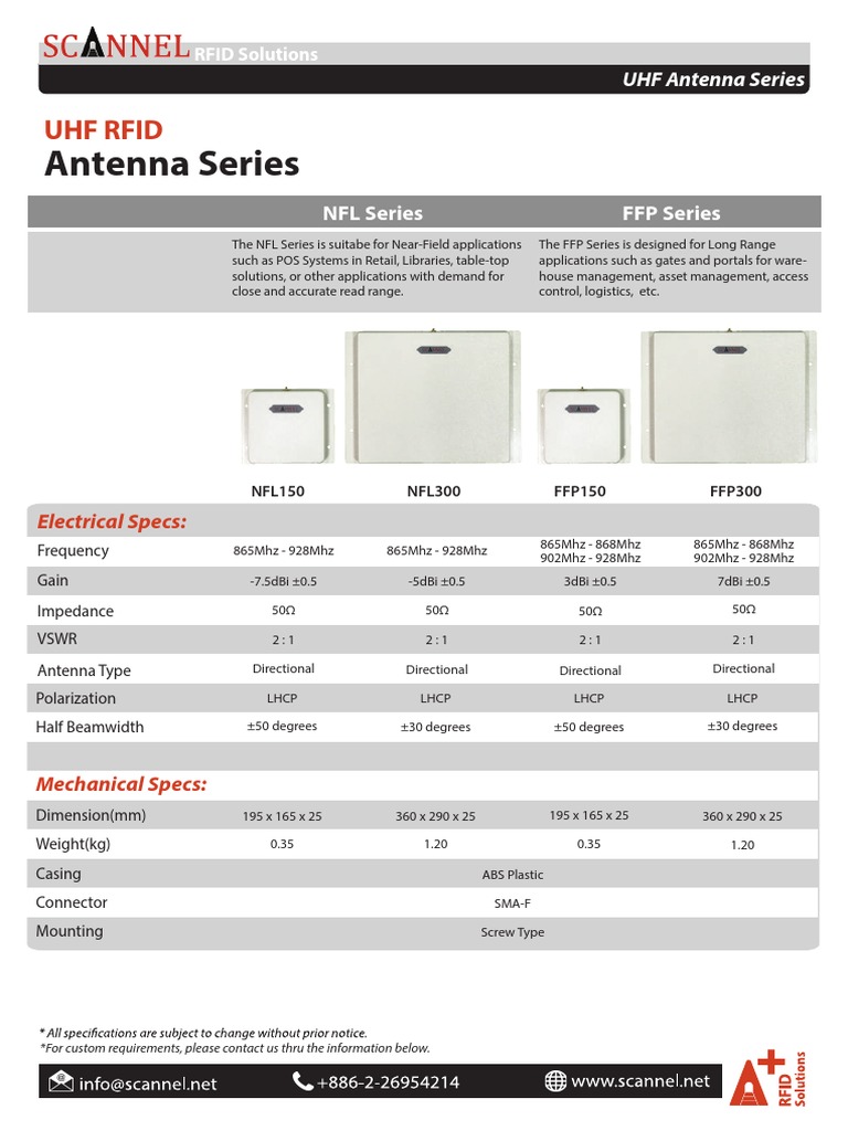 Scannel Antenna DM1 | PDF | Antenna (Radio) | Radio Frequency ...