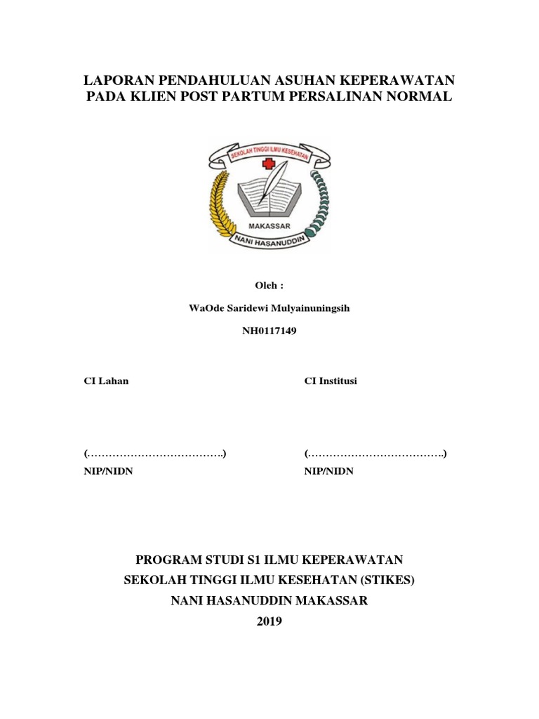 LP PNC Persalinan Normal | PDF | Sains & Matematika