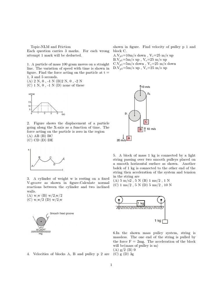 10 NLM | PDF | Force | Mass