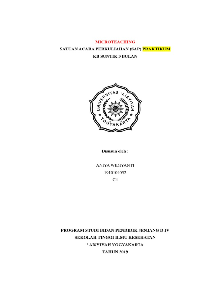 MICROTEACHING KB Suntik 3 Bulan Ania Kyut | PDF | Sains & Matematika