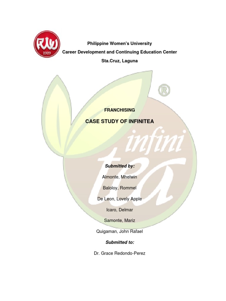 Infinitea Case Study | PDF | Franchising | Tea