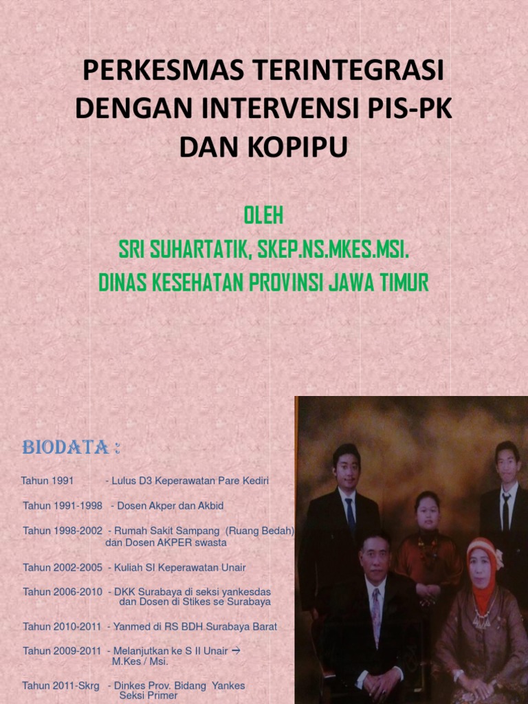 Perkesmas Terintegrasi Dengan Intervensi Pis-Pk Dan Kopipu | PDF ...