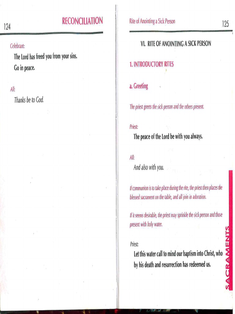 Anointing of The Sick | PDF