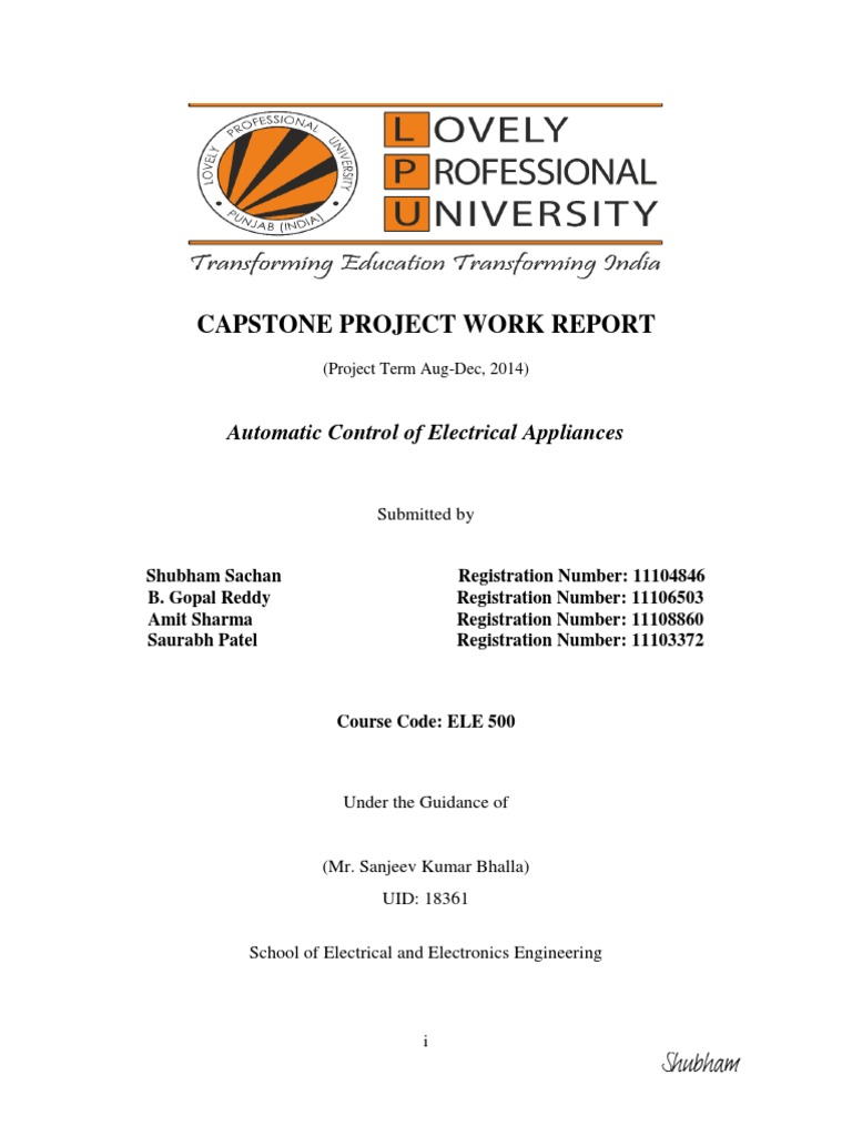 Capstone Complete Report | PDF | Relay | Resistor