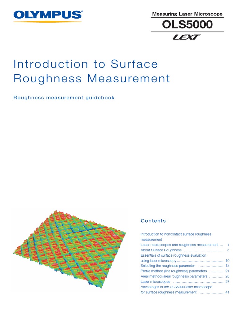 LEXT Surface Roughness Guidebook en | PDF | Surface Roughness | Microscope