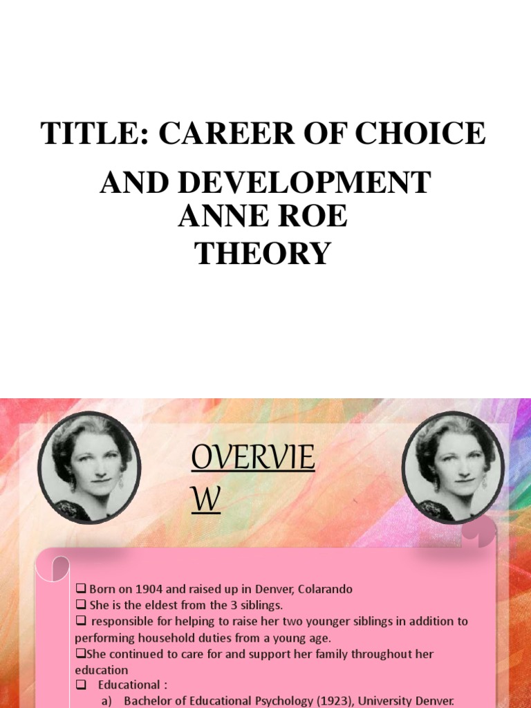 Anne Roe | PDF | Personality Psychology | Parenting