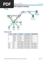 7.4.1 Packet Tracer - Implement DHCPv4 | PDF | Router (Computing) | Computer Architecture