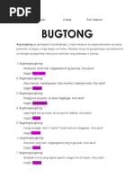 50 Bugtong Bugtong With Answer | PDF