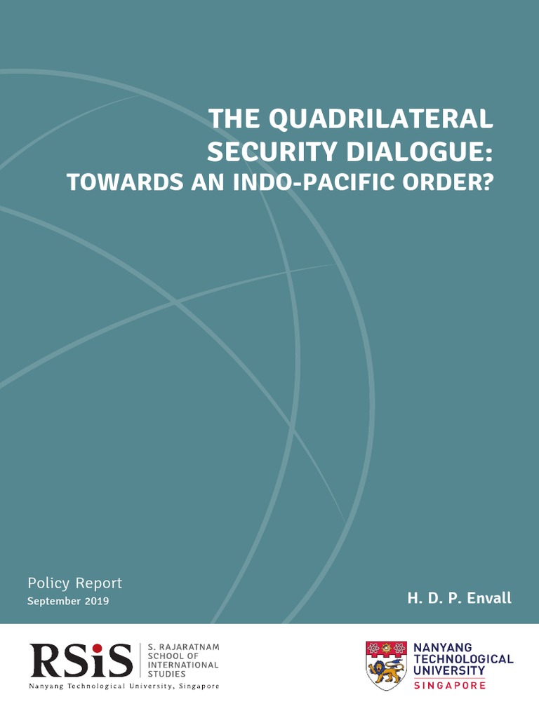 The Quadrilateral Security Dialogue | PDF | Shinzō Abe | Global Politics