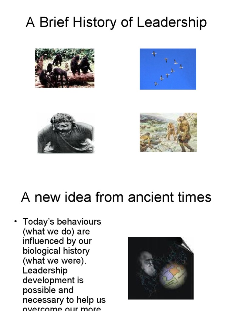 A Brief History of Leadership | PDF | Leadership | Ape