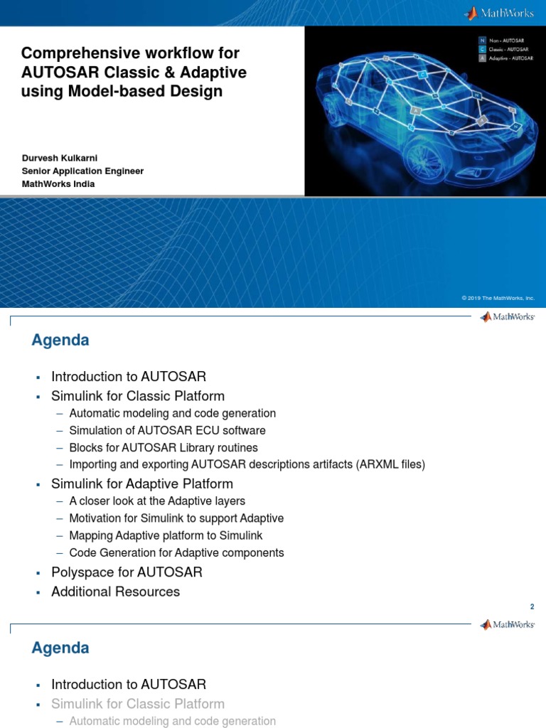 Comprehensive Workflow For Autosar Classic and Adaptive Using Model Based Design | PDF | Runtime ...