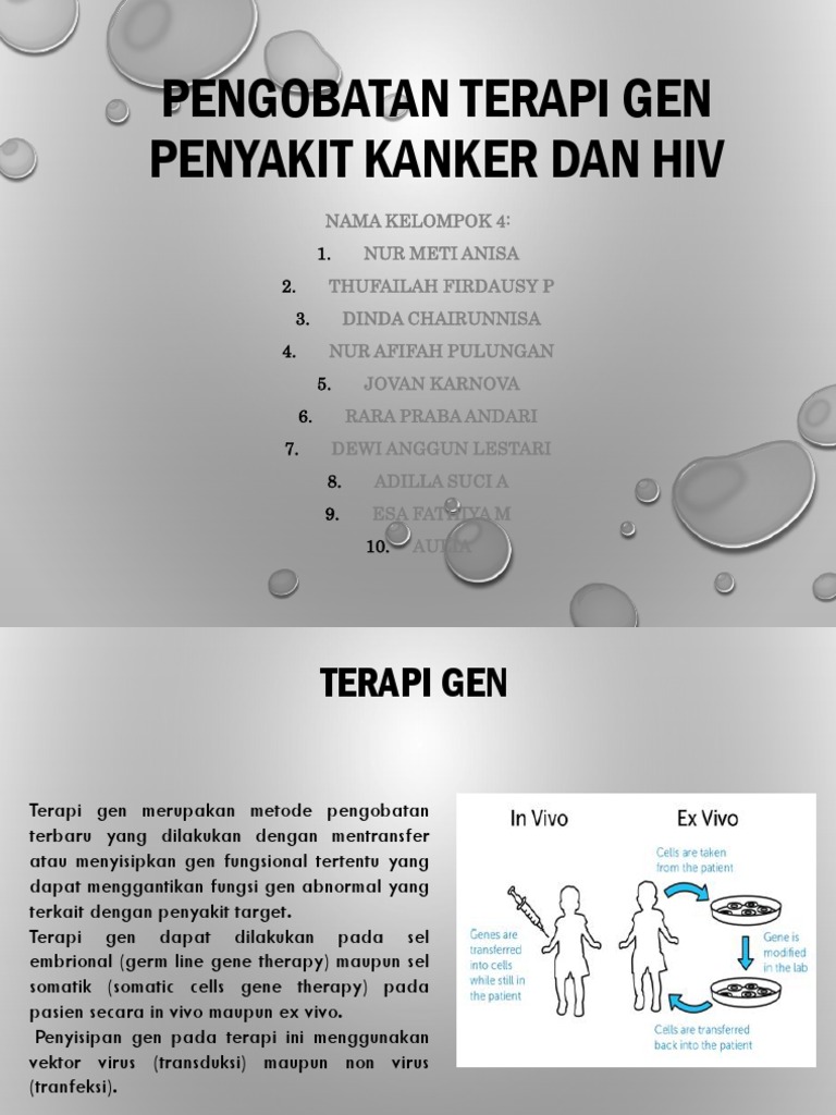 Kelompok 4 - Terapi Gen | PDF | Kesehatan Holistik