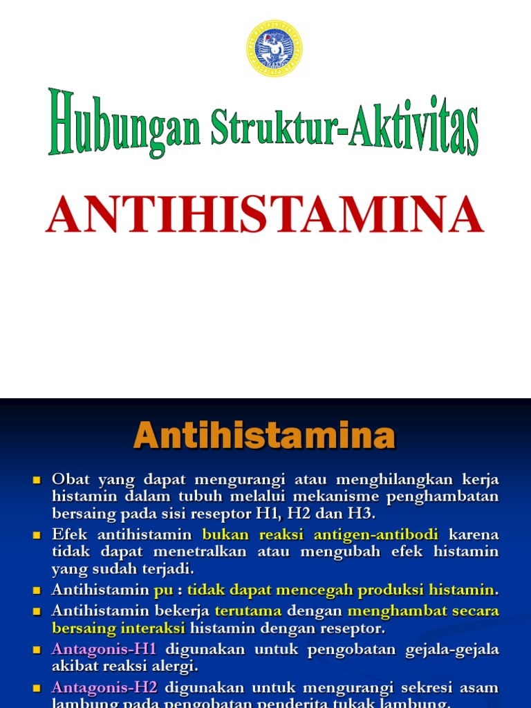 Hsa - Obat Anti-Histamin - Suko Hardjono | PDF