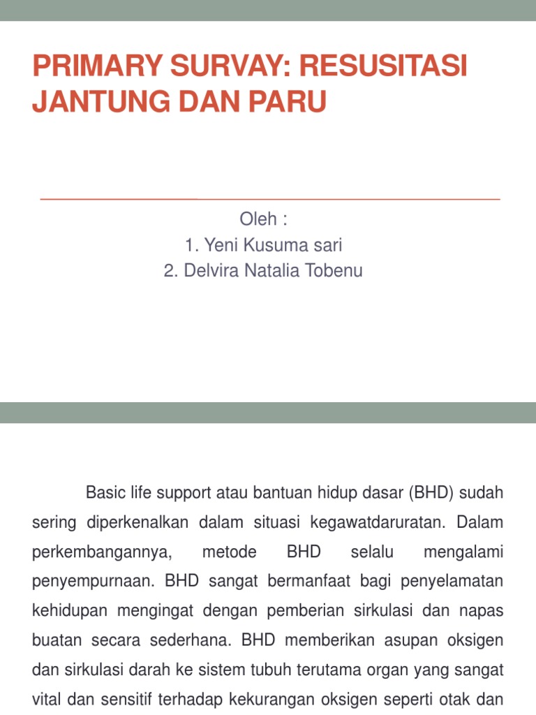 Primary Survey | PDF