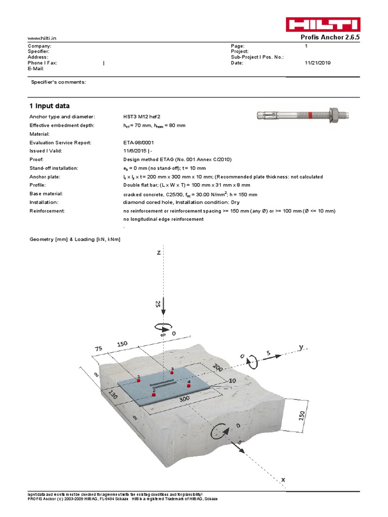 Profis Anchor Design Guide | PDF | Mechanical Engineering | Nature