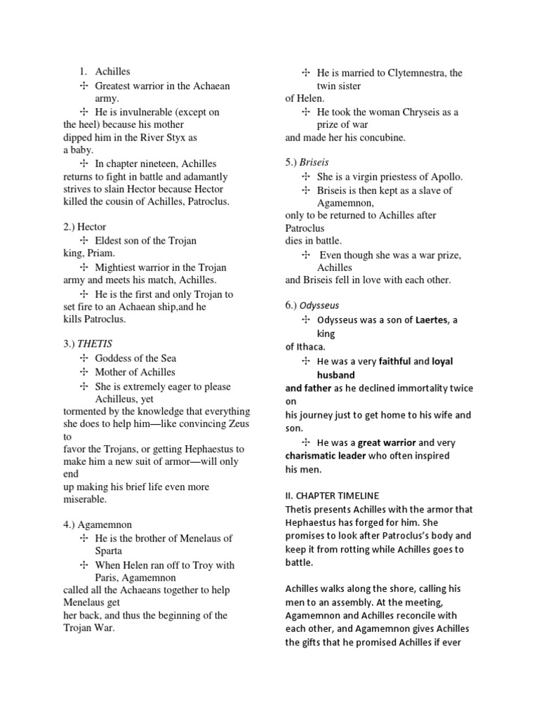 Achilles Presentation | PDF | Achilles | Hector