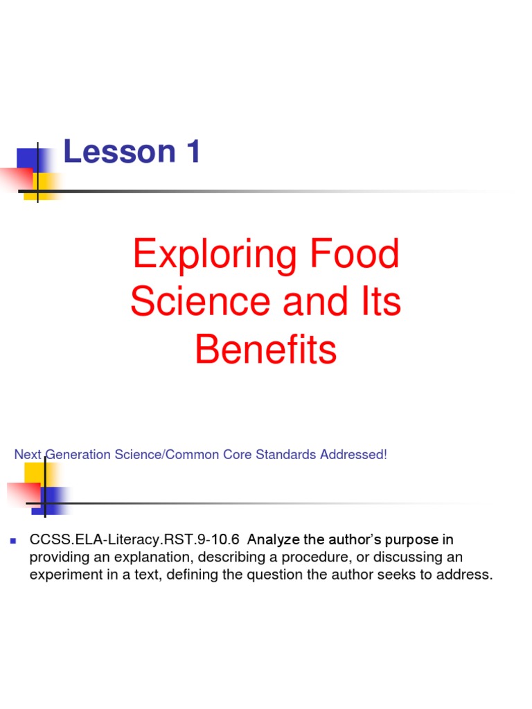 c11-1 Food Science | PDF | Food Science | Foods