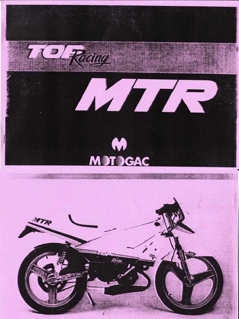 Manual MTR Top Racing | PDF