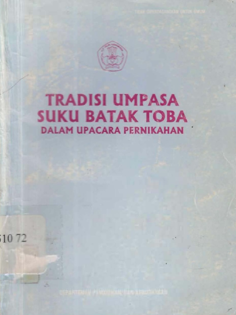 Tradisi Umpasa Suku Batak Toba Dalam Upacara Pernikahan (1996) | PDF