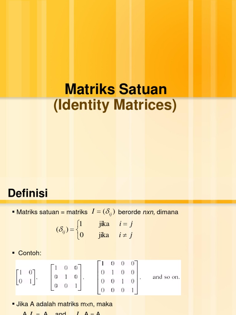 Matrik Identitas ED | PDF
