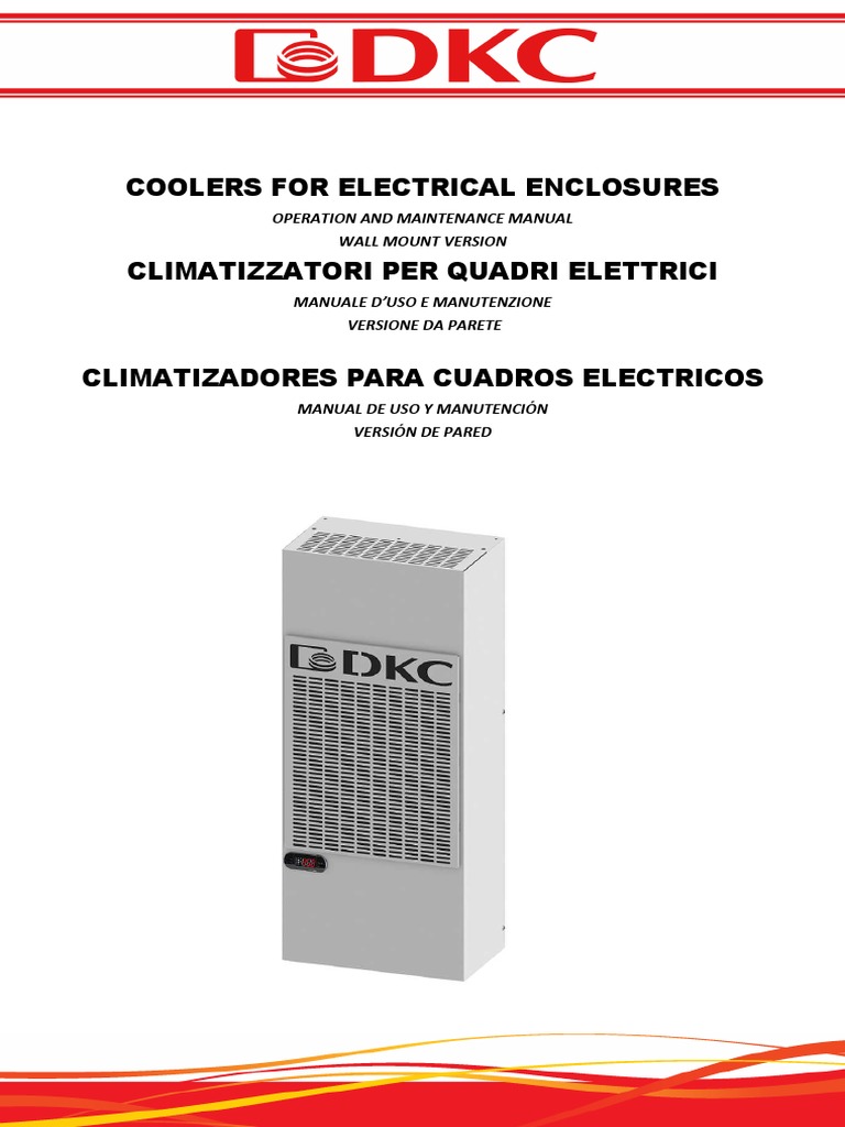 DKC Manual Uso Aires Acondicionados | PDF | Thermostat | Switch