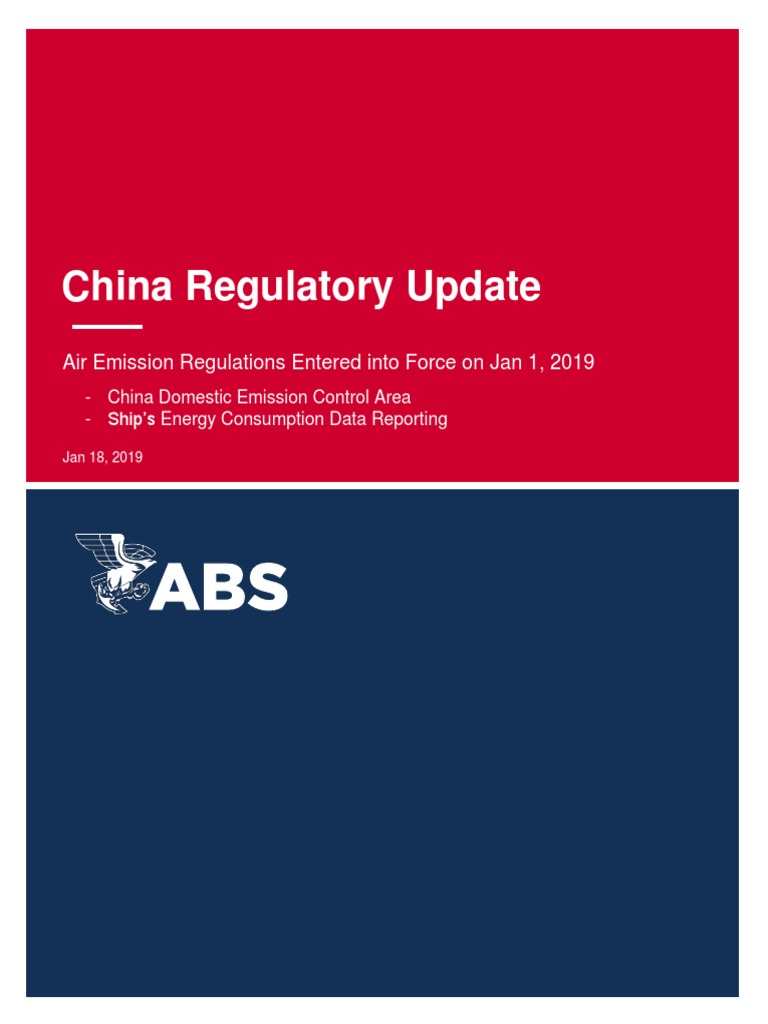 China Regulatory Update Jan 2019 | PDF | Ships | Port