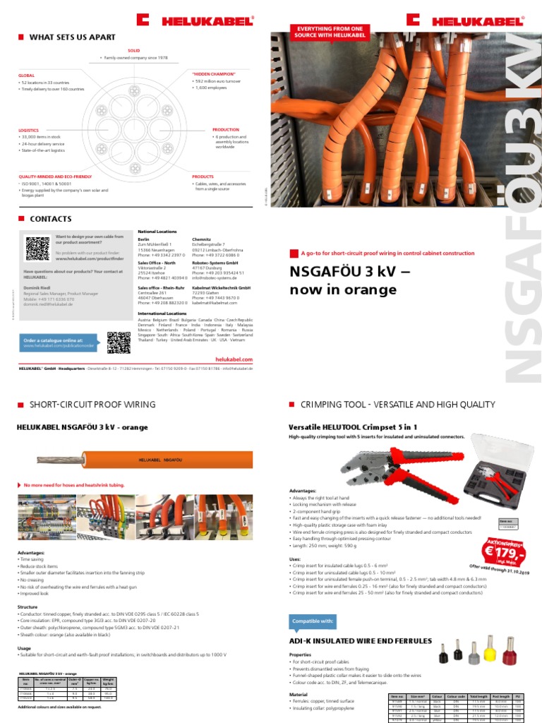 CW Flyer Nsgaföu Orange En-2 | PDF | Wire | Manufactured Goods