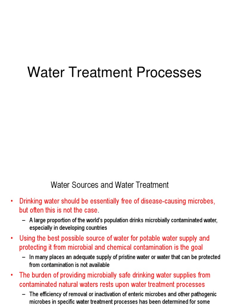 Water Treatment | PDF | Water Purification | Disinfectant