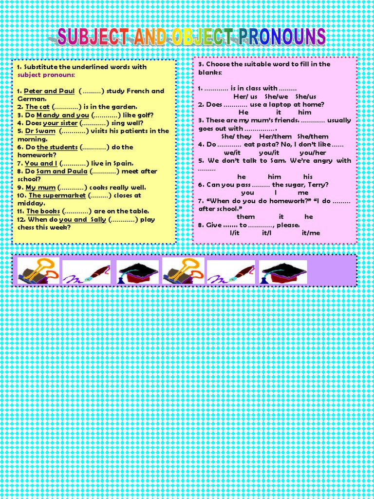 Subjet Pronoms | PDF
