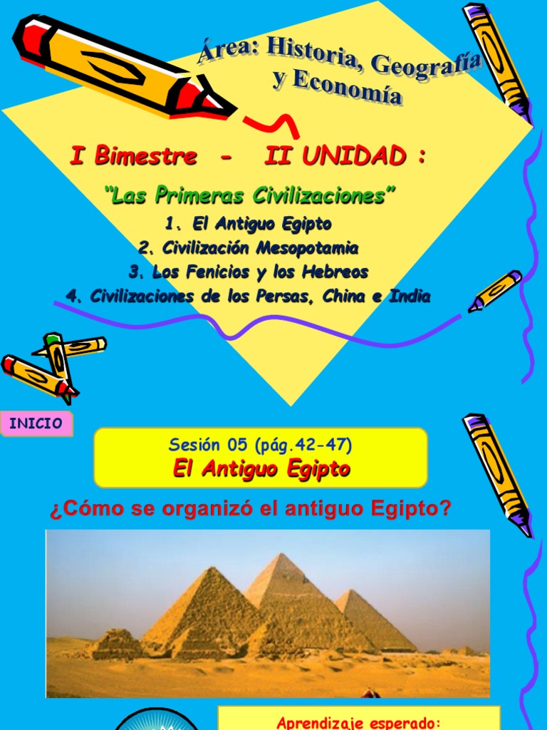 Unidad II Las Primeras Civilizaciones - Primer Grado - Historia | PDF ...