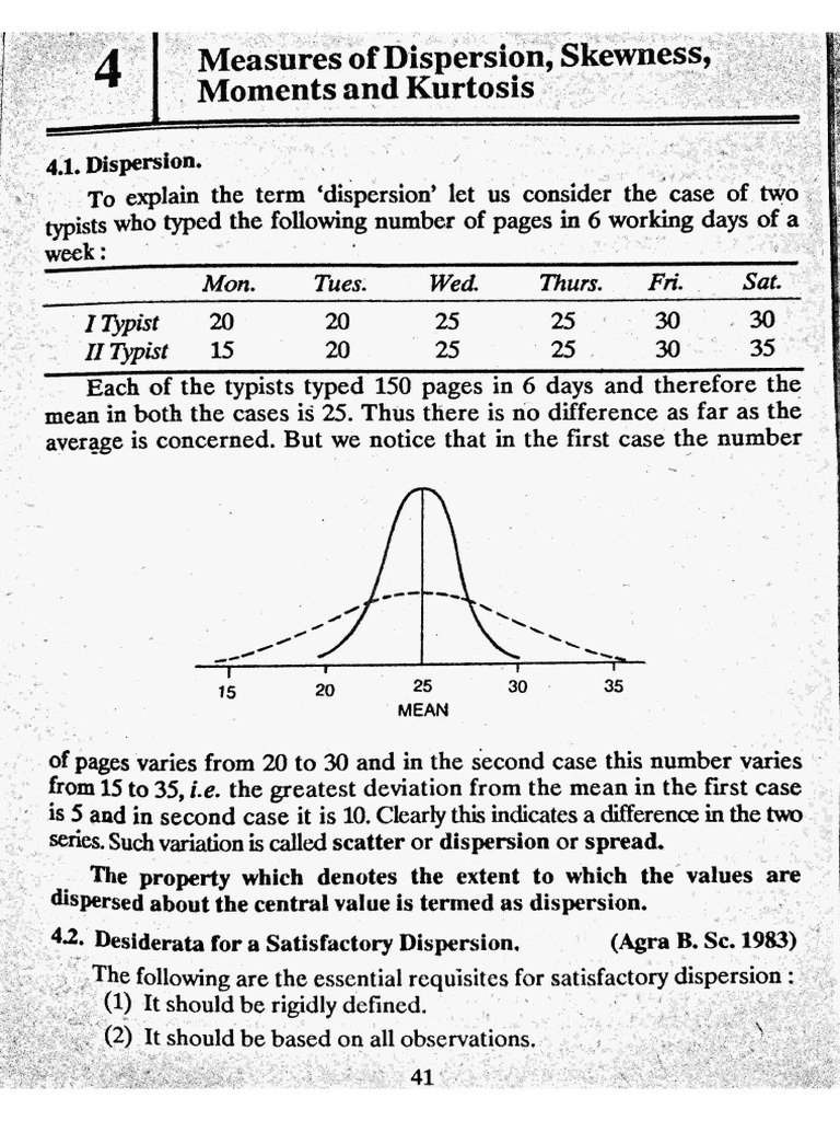 Bca-1sem Statistics, Unit1,2 and Moment | PDF