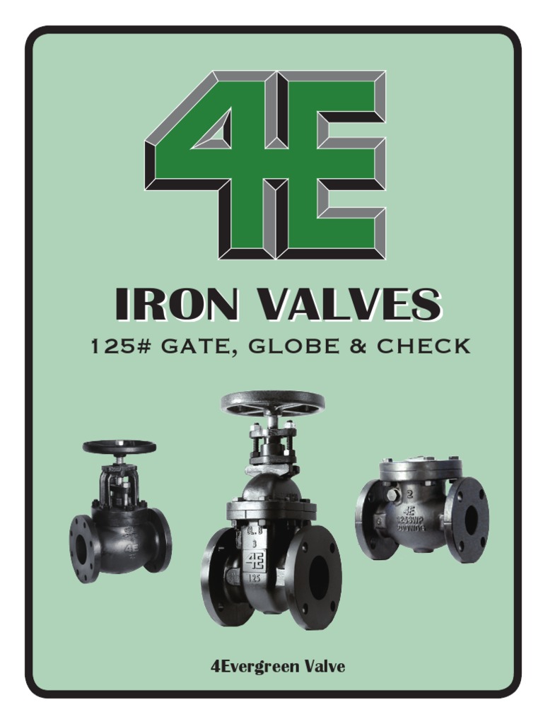 4Evergreen Valve Specifications Guide | PDF | Valve | Steel