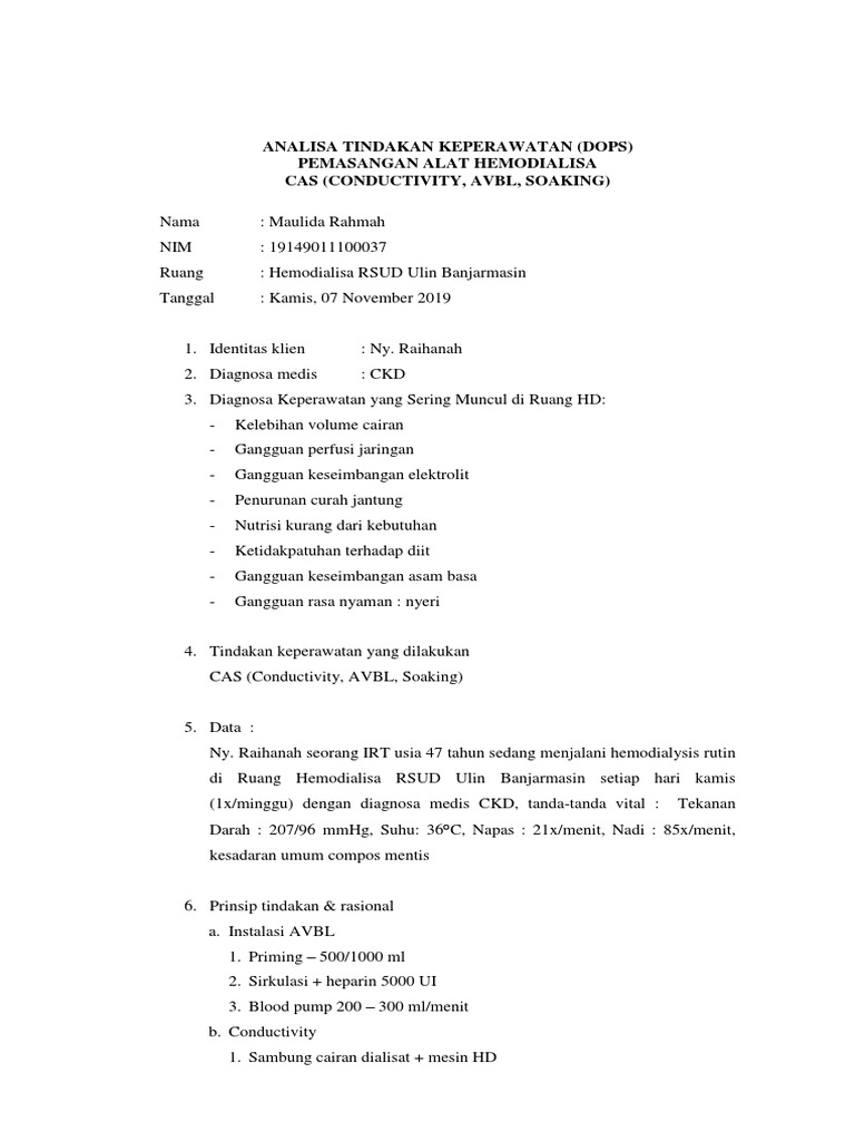 DOPS Pemasangan Alat HD | PDF