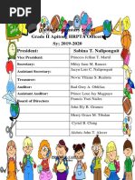 Bulletin Board-Homeroom PTA Officers | PDF