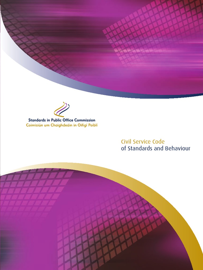 Civil Service Code of Standards | PDF | Civil Service | Harassment
