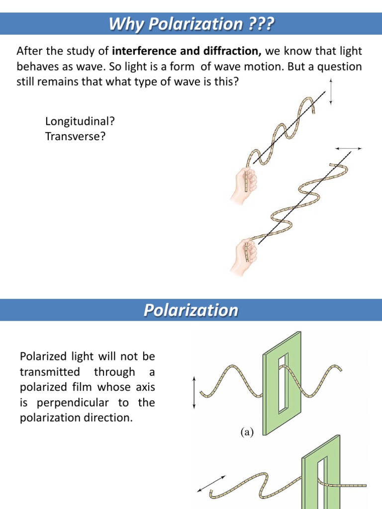 L11 15 Polarization | PDF | Polarization (Waves) | Waves