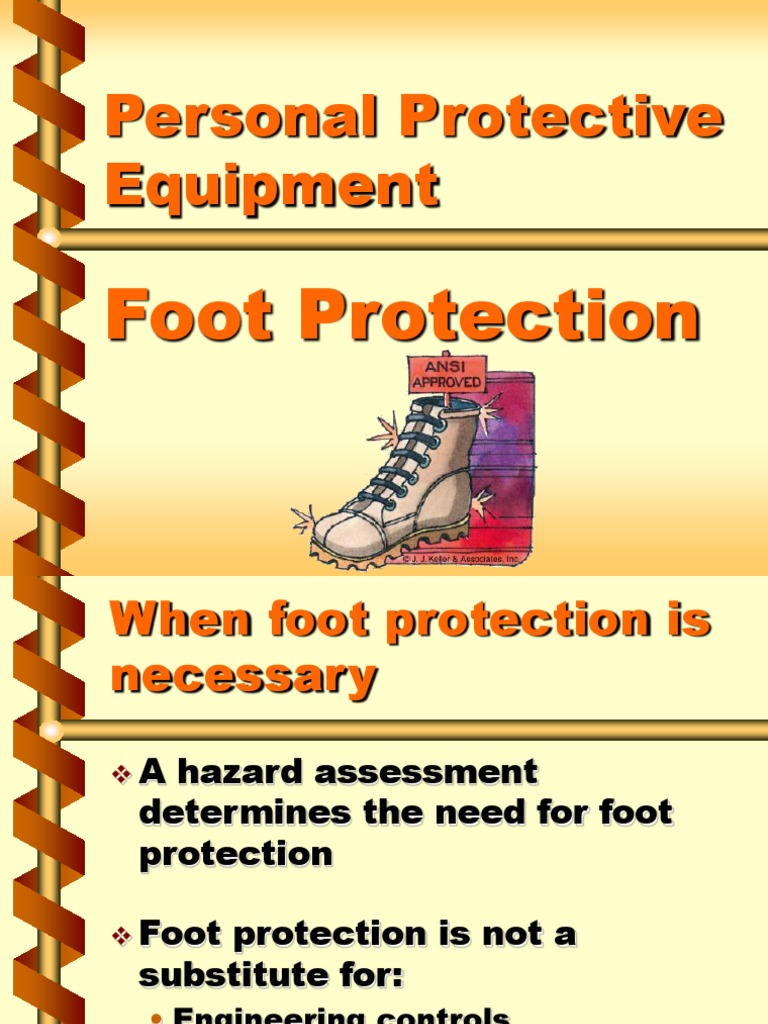 Personal Protective Equipment Foot Protection | PDF