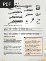 The Age of Flintlock - Firearms For D&D 5e - GM Binder | PDF | Firearms ...
